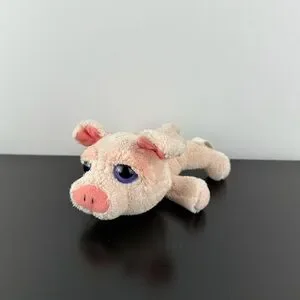 Russ Berrie | Toys | Russ Lil Peepers Audrey Pink Pig 6 Big Purple Eyes ...